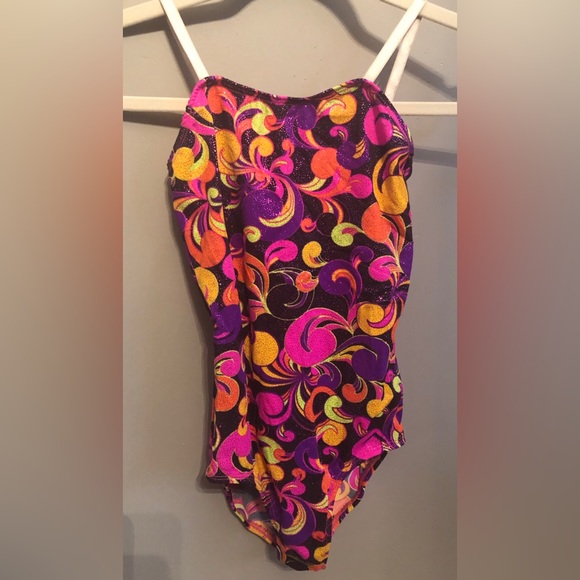 Dansco | Costumes | Dansco Dance Leotard Stunning Colorful Child Large ...